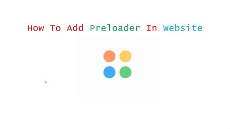Enhance Your Website With A Smooth CSS Preloader Amin Coding YouTube