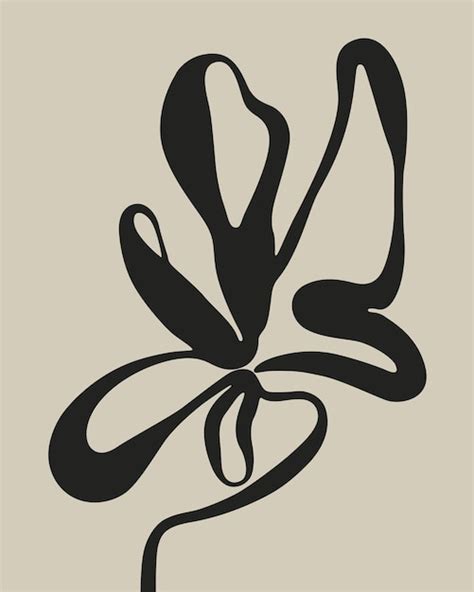 Premium Vector Vector Illustration Of Lines Forming A Flower Silhouette