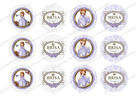 Kit Imprimible Princesa Sofía Lila Decora Tu Cumple