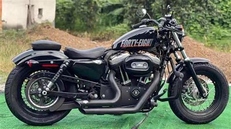 公升级别的拉风太子车，哈雷 X 48巡航太子，排量1200 C C 车家号 发现车生活 汽车之家