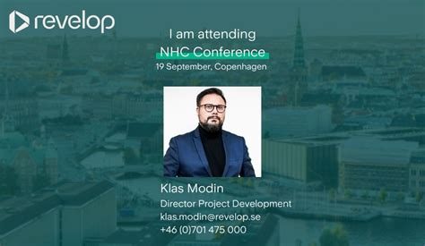 Thomas Jonasson On Linkedin My Colleague Klas Modin Will Attend Nhc Conference In Copenhagen Next…