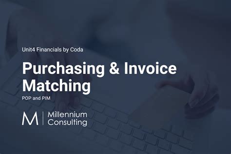 Purchasing Invoice Matching