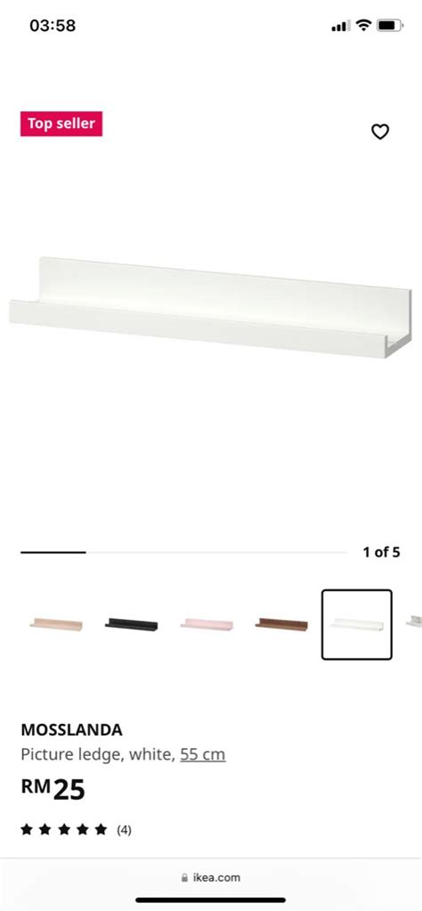 Ikea mosslanda, Furniture & Home Living, Home Decor, Wall Decor on ...