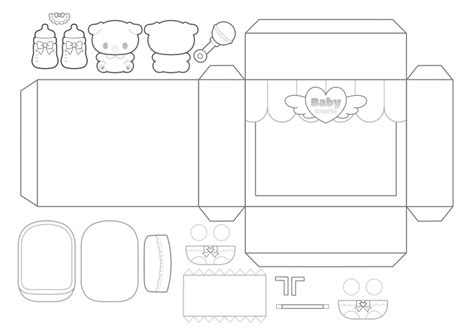 Paper Diy 🧸미니어쳐 아기 산리오 키우기🧸 무료도안 무료배포 네이버 블로그