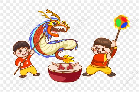 용 춤추는 아이 Png 일러스트 무료 다운로드 Lovepik