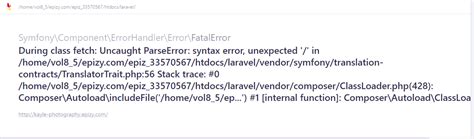 My Website Isnt Working Laravel Project Hosting Support