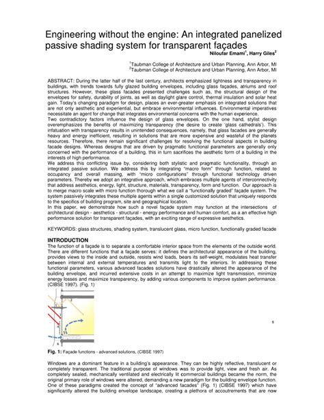 Pdf Engineering Without The Engine An Integrated Panelized Passive