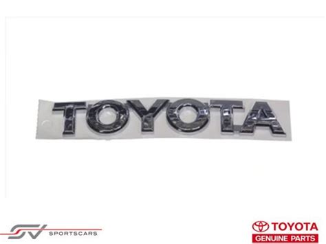 Toyota Emblem Rear Rideround