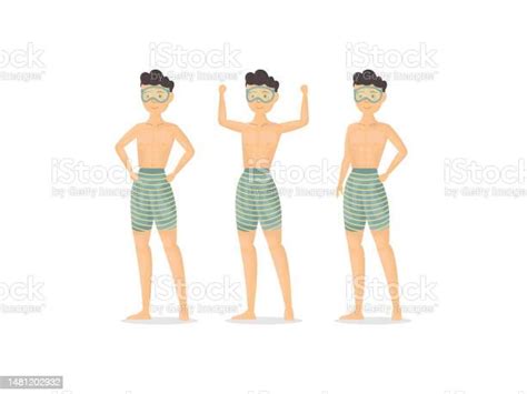 여름 해변 휴가 벡터 열대 문자 수영 수영장 젖은 우산 여행 잎 남성 그림 건강한 생활방식에 대한 스톡 벡터 아트 및 기타 이미지 건강한 생활방식 남자 디자인