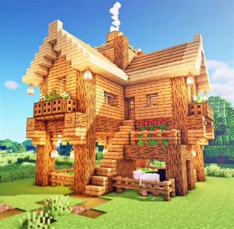 Cozy House By Sheepggmc In Minecraft Pretty Minecraft Houses Chalet