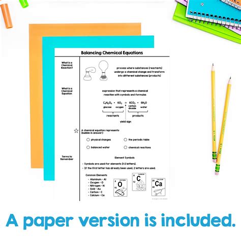 Balancing Equations Tutorial Worksheet Mastering The Art Of Chemical