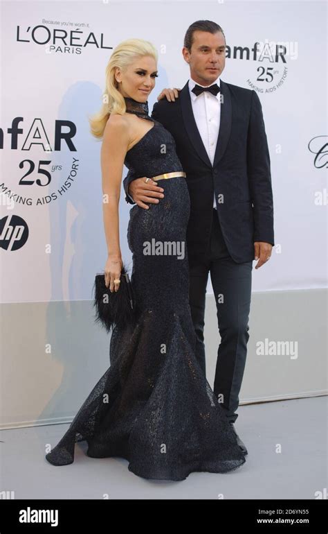 Gwen Stefani And Gavin Rossdale Arriving At The Amfar Gala During The