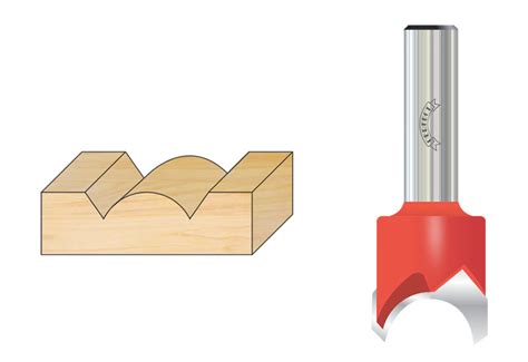 Ball Profile Router Bits Pg Perfect Tools
