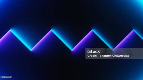 어두운 장면에서 빛나는 네온과 빛의 3d 렌더링 빠르게 움직이는 빛의 선 추상 간단한 화려한 조명 네온 배경 네온에 대한 스톡 사진 및 기타 이미지 Istock