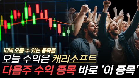 캐리소프트 에이프릴바이오 풍원정밀 정밀한 차트분석 풍원정밀 독일 독점 디스플레이 부품 국산화로 매출 1200 성장 예상된다면