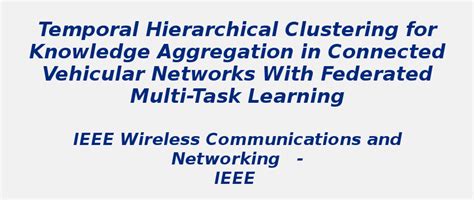 Temporal Hierarchical Clustering For Knowledge Aggregation S Logix