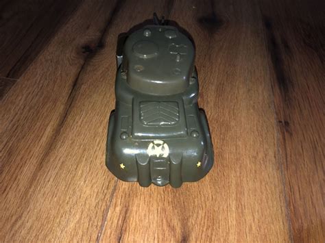 Read Vtg Triang Minic Series Ii Armoured Car Army Toy Clockwork Wind Up Box Ebay