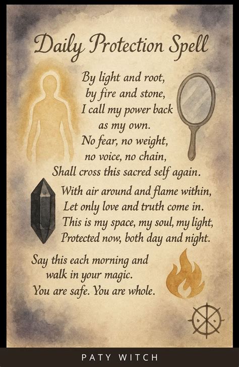 Daily Protection Spell 🛡️ Shield Your Energy With Intention Wicca