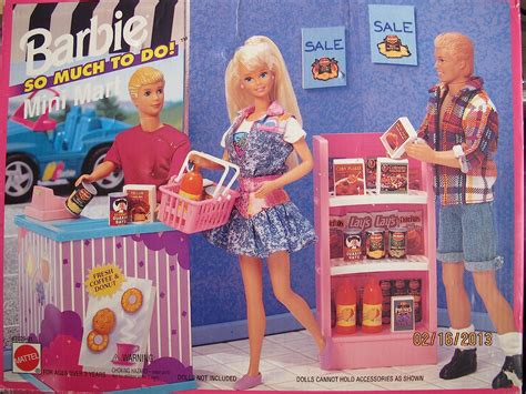 Jp バービーso Much To Do 。mini Martプレイセットw Pretend Canned Goods