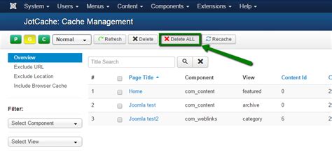 How To Flush Joomla Caching Plugins Hosting Namecheap