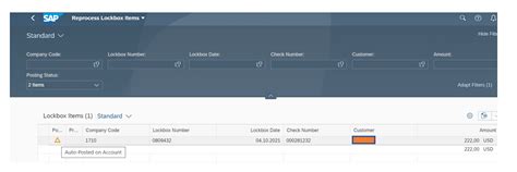 Lockbox Processing In SAP S HANA SAP Community