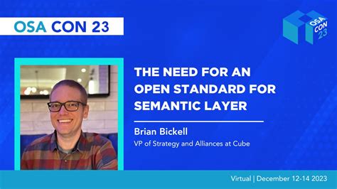 The Need For An Open Standard For Semantic Layer The Open Source