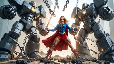 Supergirl Versus Robi And Tobi 01 By Comingfromouterspace On Deviantart