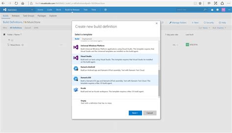 Vsts Agent Build Definition For Net Core With Test Resultsazure