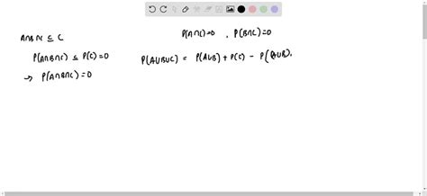 solved let a b and c be any three events defined on a sample space s