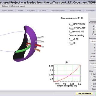 Color Online Example Of The Input Panel From The Graphical Interface Download Scientific