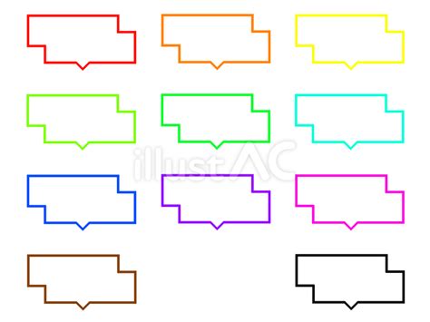 free vectors callout with two overlapping rectangles line drawing