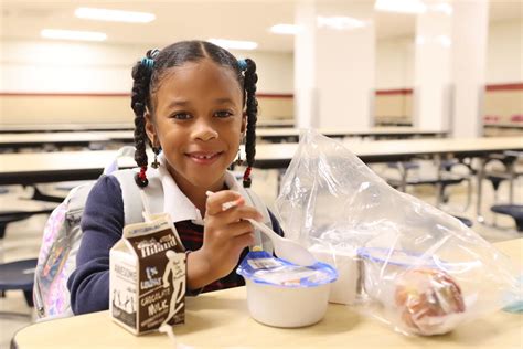 School Cafeteria Milk Bags