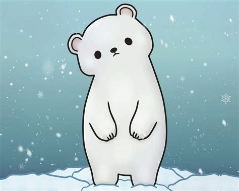 Cartoon Drawings Of Polar Bears Drawing Tips Guide