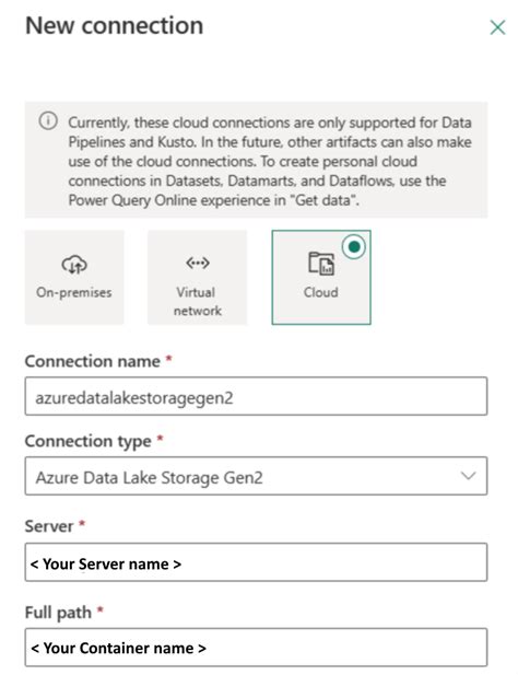 menyiapkan koneksi azure data lake storage gen2 anda microsoft fabric