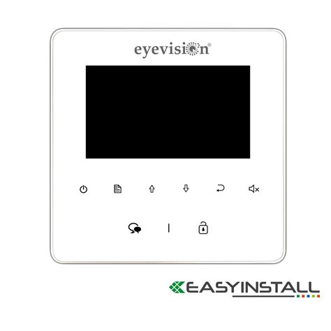 Six Apartment Eyevision Two Wire Easyinstall Intercom System With Multi Key Lcd Display And