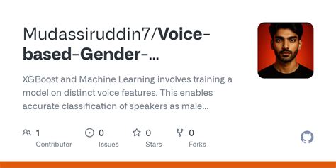 Voice Based Gender Identification Main Ipynb At Main · Mudassiruddin7 Voice Based Gender