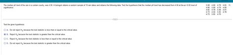 Solved Significance Test The Given Hypothesis A Do Not Chegg