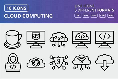 Vector Cloud Computing Icon Set 2468352