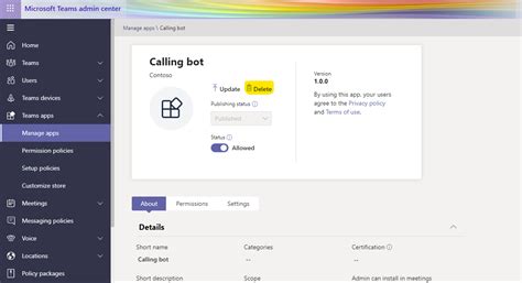Why Cant I Remove My Custom App From Ms Teams Stack Overflow