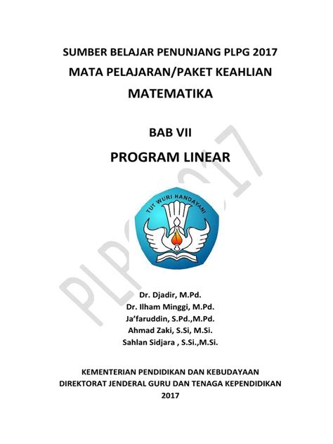 program linear pdf