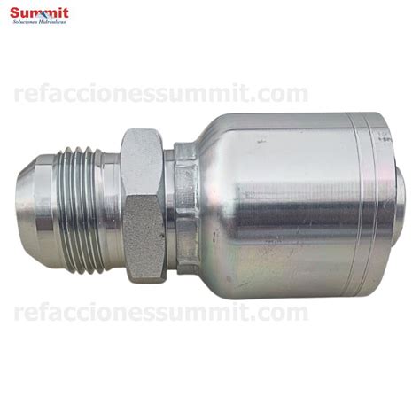 Conector Jic 37° 3 4 Macho 1 1 16 12 X 3 4 Recto 1 Pieza