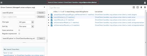 orion documentation user guide getting started eclipsepedia