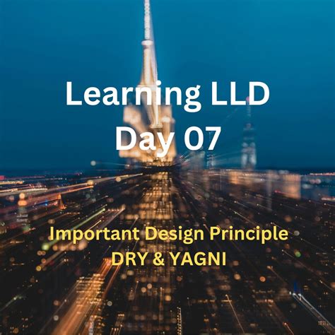 Ujjwal Tyagi On Linkedin Softwareengineering Dry Yagni Cleancode