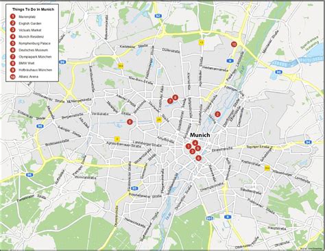 Map Of Munich Germany Gis Geography