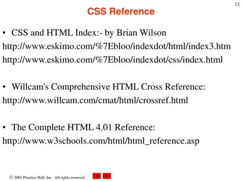 Ppt Chapter 6 Cascading Style Sheetsâ„¢ Css Powerpoint