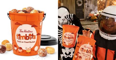 Tim Hortons Just Dropped A Trick Or Treat Bucket Filled With Timbits Food And Drink