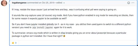 Emacs 27 Json Read Json Readtable Error 76 · Issue 301 · Emacs Jupyterjupyter · Github
