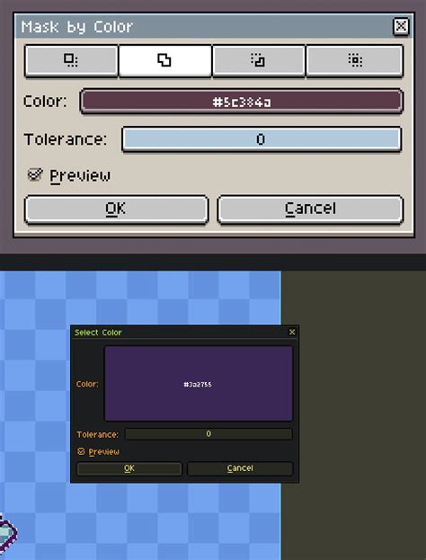 color range missing different selection modes help aseprite community