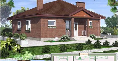 Готовый проект небольшого 4 х комнатного дома