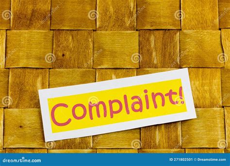 Complaint Department Review Customer Feedback Service Sexual Harassment Survey Stock Image